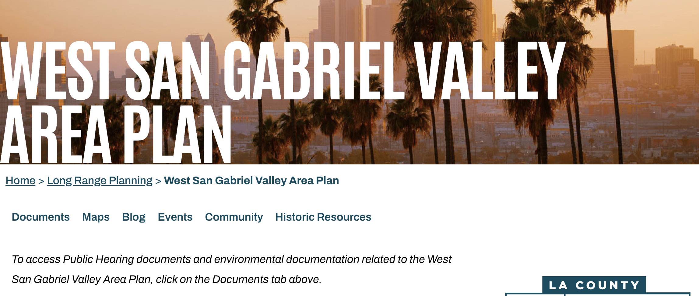 West San Gabriel Valley Area Plan « Altadena Town Council